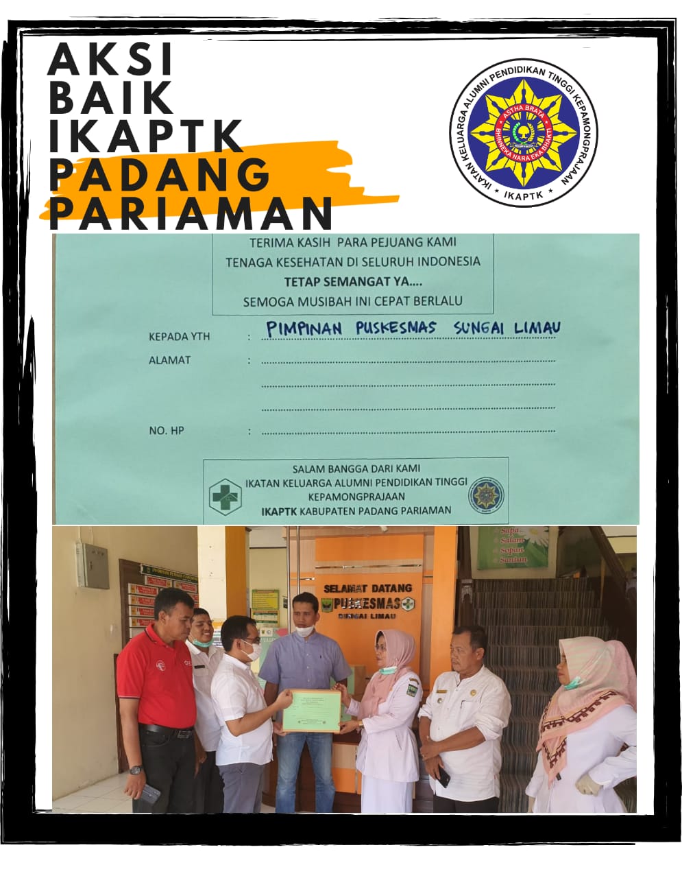 IKAPTK tak berhenti berbuat untuk melawan COVID-19 – IKAPTK