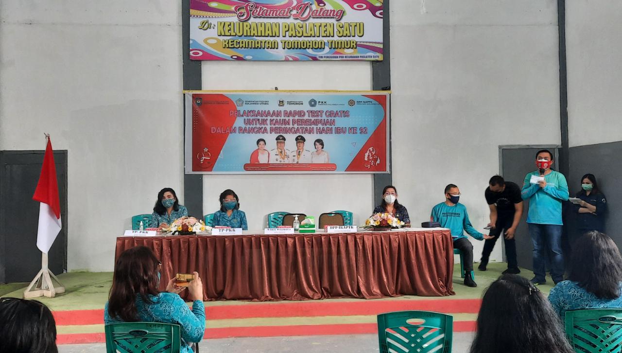 TP-PKK dan IKAPTK gelar rapid/swab test masal – IKAPTK