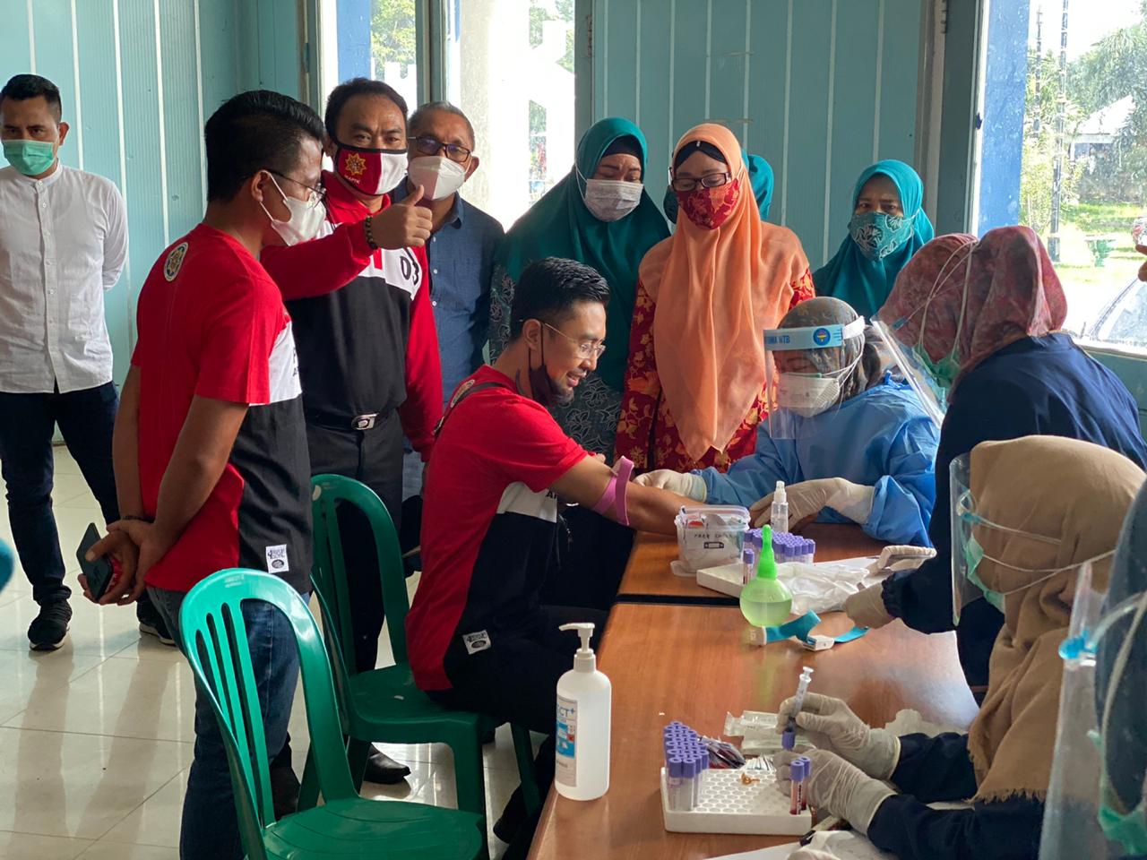 TP-PKK dan IKAPTK gelar rapid/swab test masal – IKAPTK