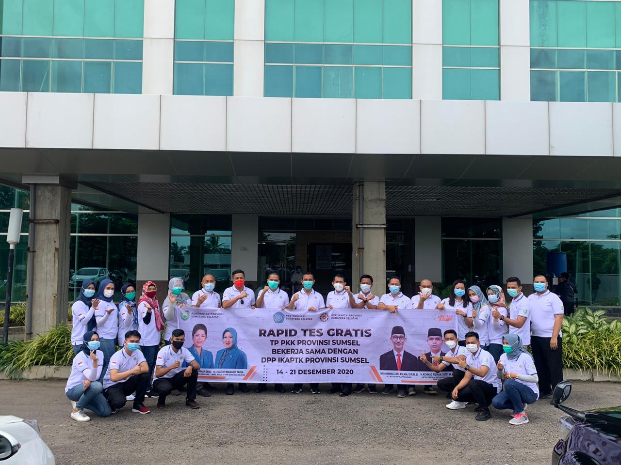 TP-PKK dan IKAPTK gelar rapid/swab test masal – IKAPTK