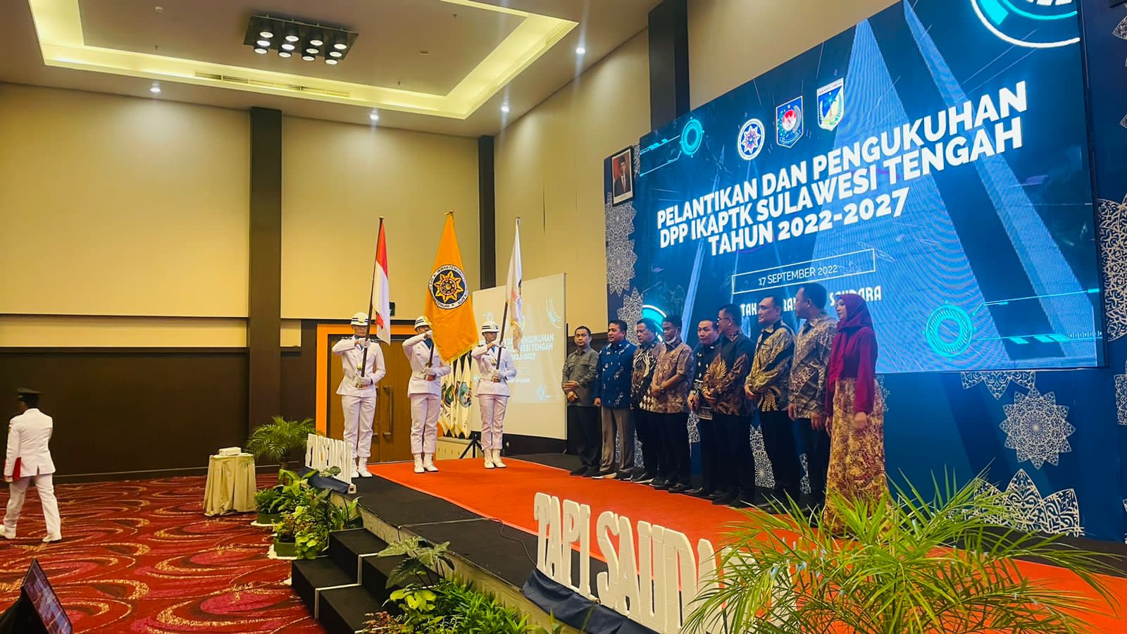 Mendagri buka Kongres IKAPTK Sulteng, Ketua Umum DPN lantik pengurus ...