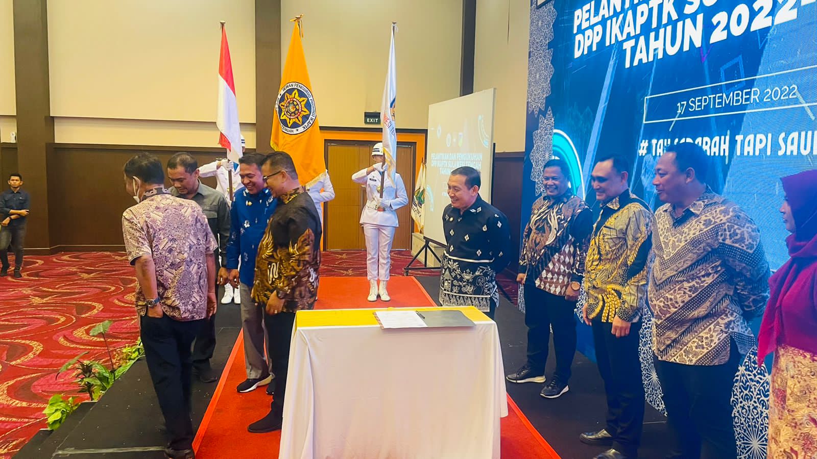 Mendagri buka Kongres IKAPTK Sulteng, Ketua Umum DPN lantik pengurus ...
